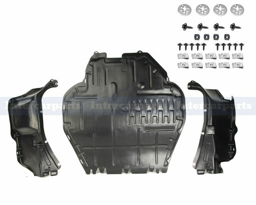 3 PCS Set Under Engine Cover Undertray Fitting Kit for VW Golf MK4 Audi ...