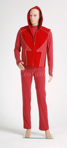 Smallville Bart Allen Impulse the Flash Uniform Props Halloween Cosplay ...