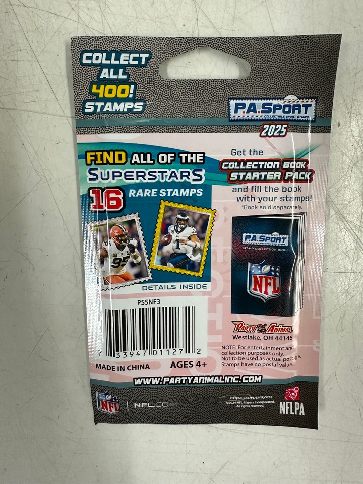 P.A. Sport 2025 NFL Series 3 Stamps - 12 packs - 36 NFL Stamps each | eBay