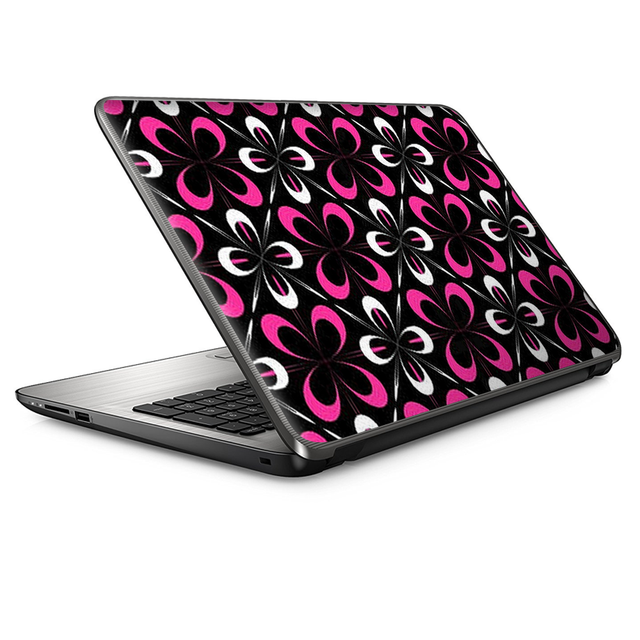 Universal Laptop Skins wrap for 15" - Abstract pink black pattern | eBay
