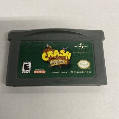 Crash Bandicoot: The Huge Adventure (Game Boy Advance GBA, 2002) Fast ...