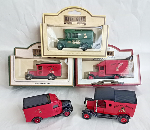Days Gone MOY, 2 x Royal Mail MIB 1 X Post Office MIB, 2 X Royal Mail ...