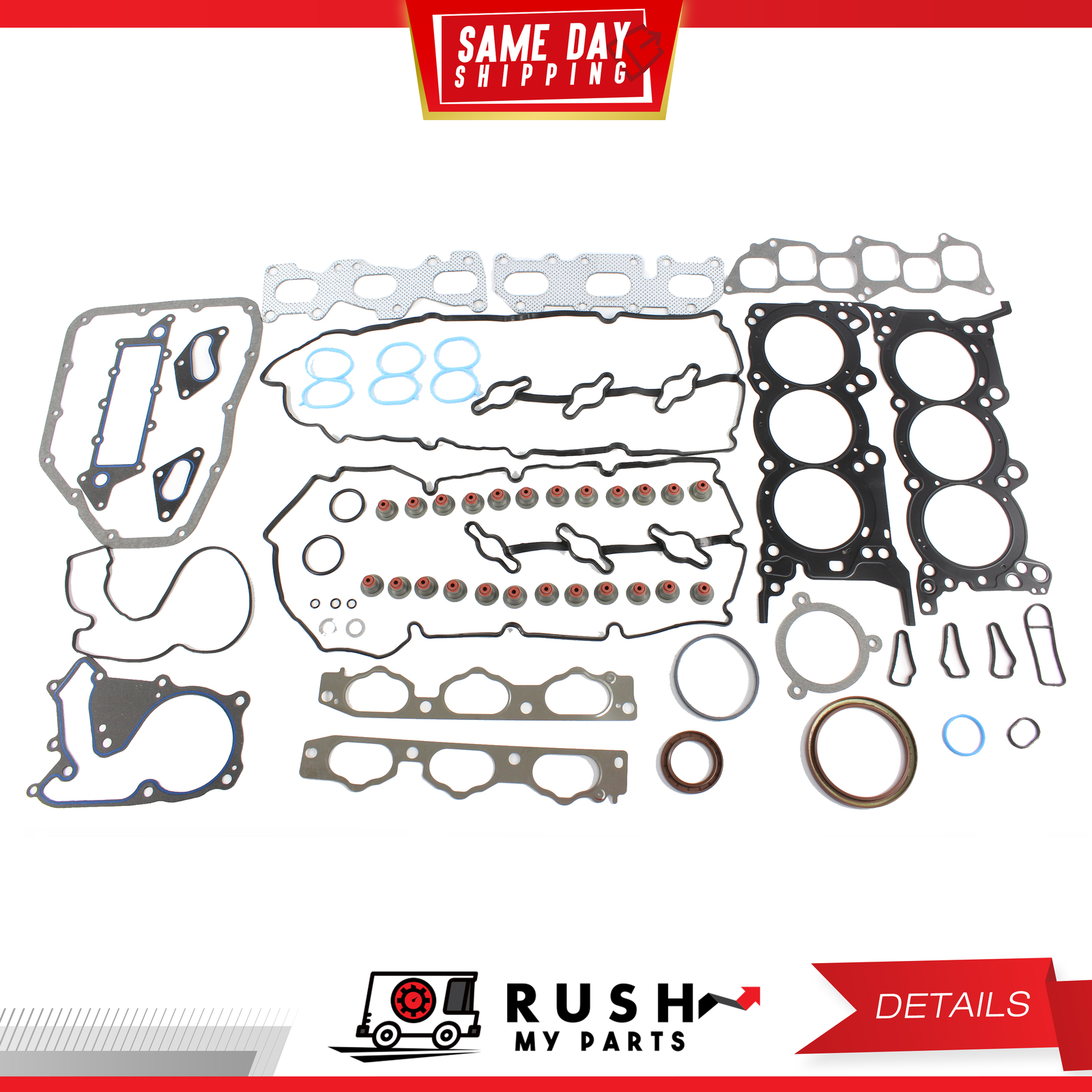 06-07 Master Engine Rebuild Kit For Hyundai Kia Amanti 3.8L V6 DOHC DNJ ...