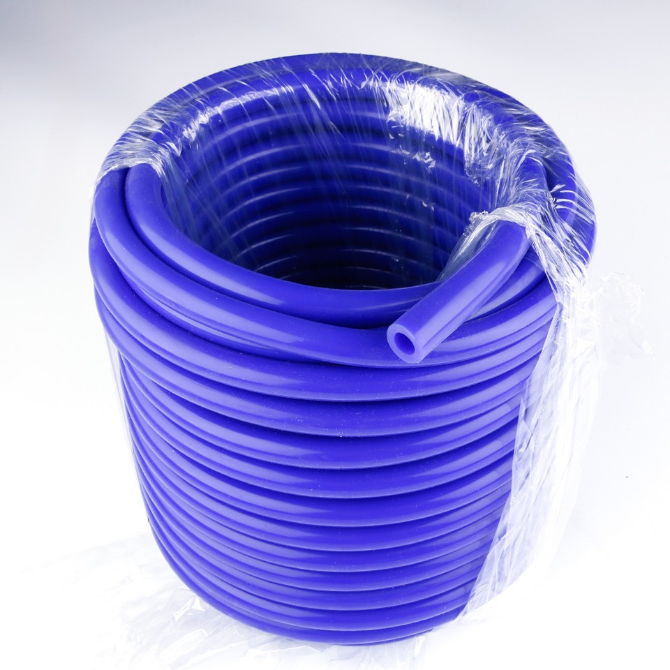 Blue 1/4" ID 6mm Vacuum Silicone Hose Racing line Pipe 6 meter 20 feet ...