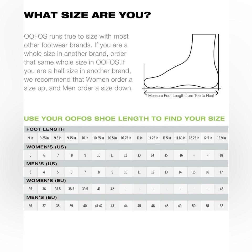 OOFOS OOMG Sport Low Slip-on Shoe Sneakers Black Size 8.5 EU 39.5 | eBay