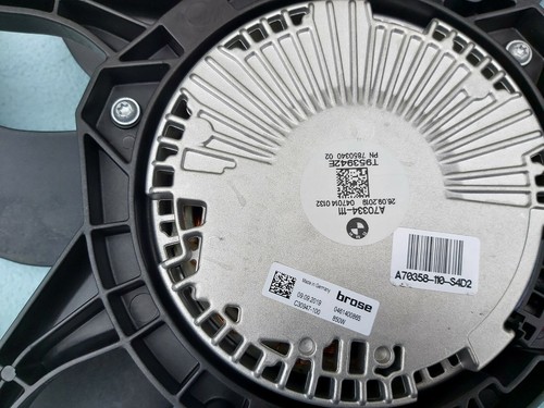 BMW F80 M3, F82 M4, F87 M Radiator Condenser Cooling Fan, NEW, OEM ...