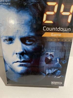 24 Countdown Board Game Jack Bauer TV Series 2-4 Players Age 12+ 2006 ...