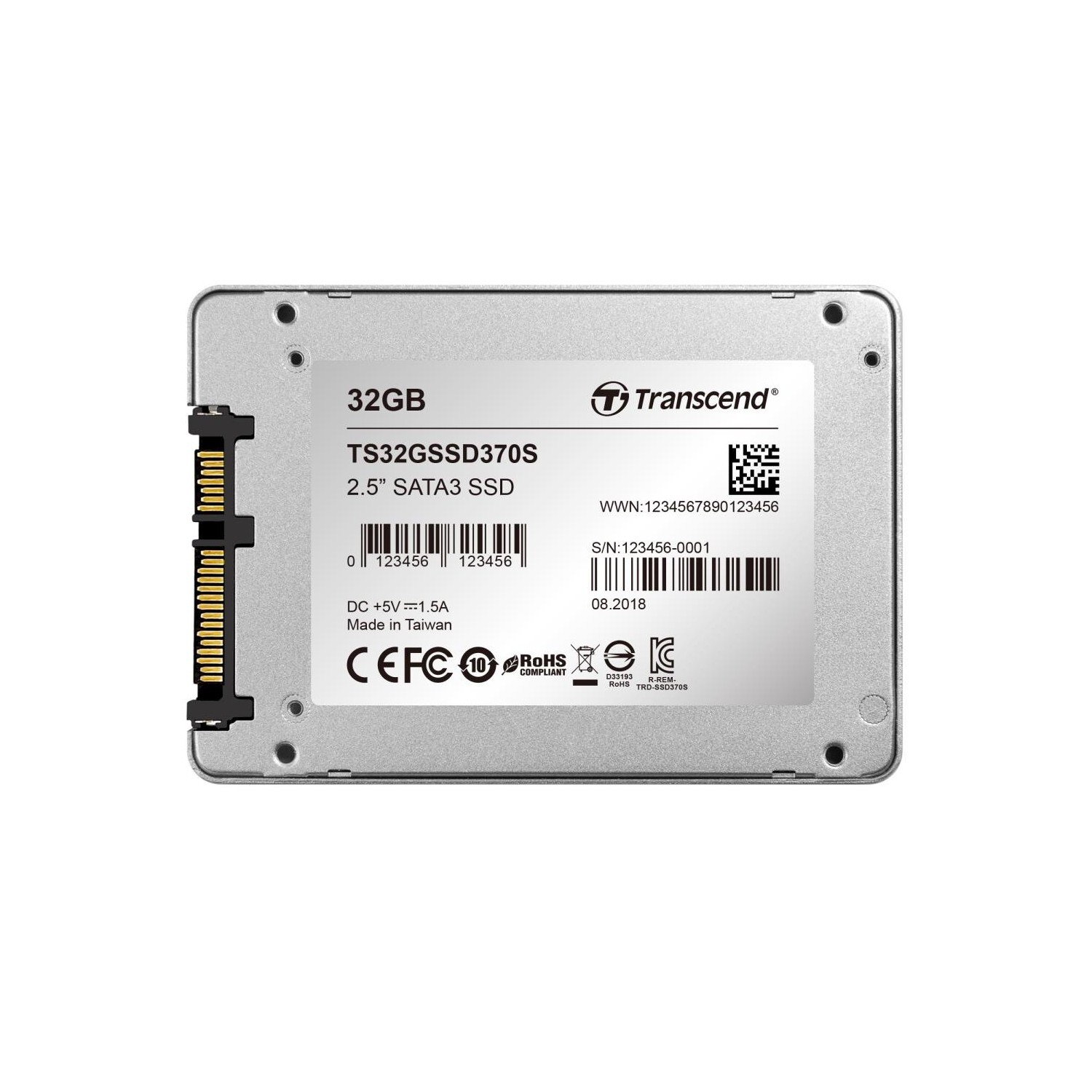 Transcend SSD 32GB 2,5 " SATA Disc Condition Solid Thin Client Notebook ...