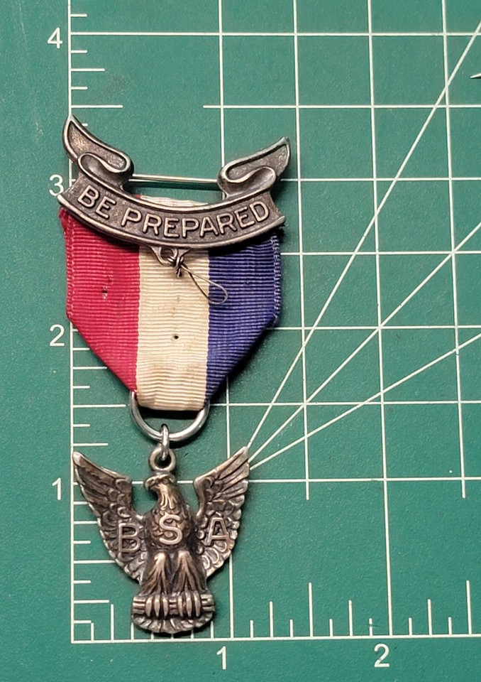 Vintage Sterling Boy Scouts Of America BSA Eagle Order Medal | eBay