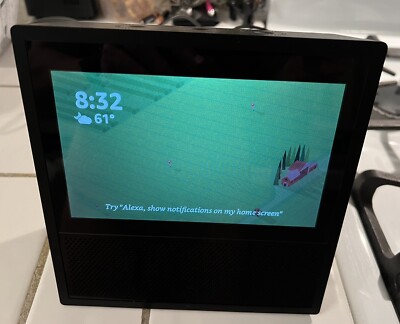 Amazon MW46WB Echo Show 1st Generation Bluetooth Smart Speaker with ...