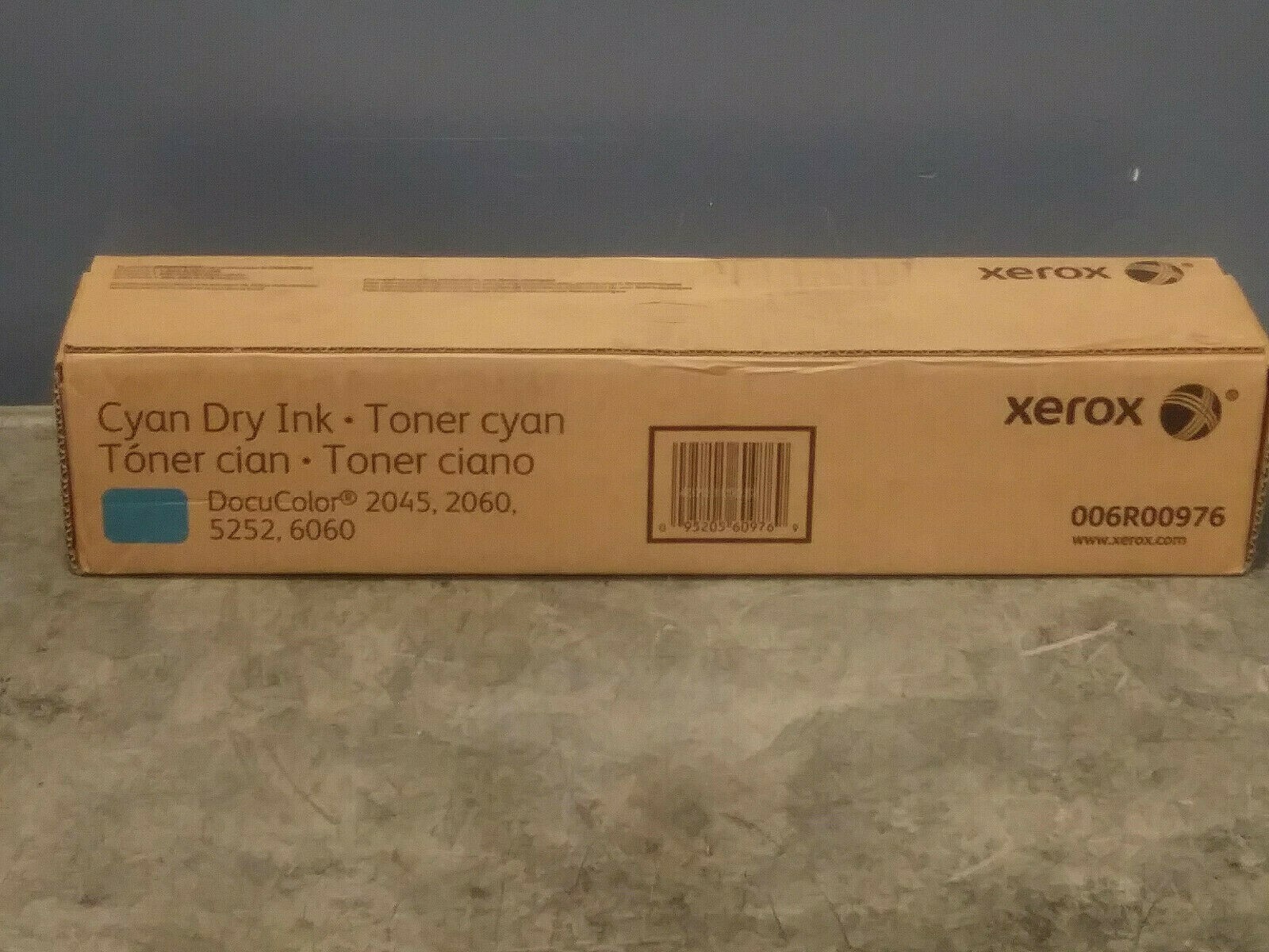 Xerox 006R00976 DocuColor 2045, 2060, 5252, 6060 Cyan Toner Cartridge ...