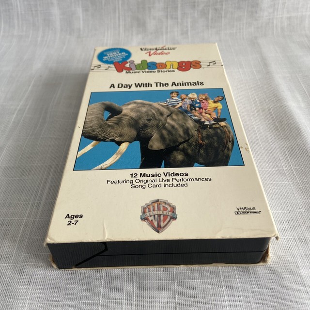 Kidsongs - a Day With The Animals VHS 1986 Ages 2 KidVision for sale ...