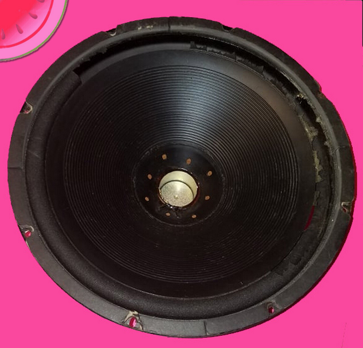 Realistic Radio Shack 15" Tandy WOOFER 40-1301A 100 Watt RMS pulled off ...