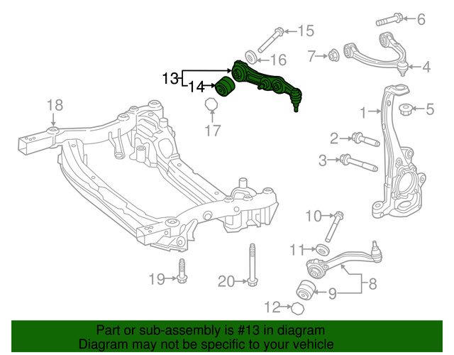 Genuine Mercedes-Benz Lower Control Arm 2053302411 for sale online | eBay