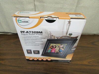 Mustek PF-A732BM Digital Photo Frame 7-Inch TFT 748011671078| eBay