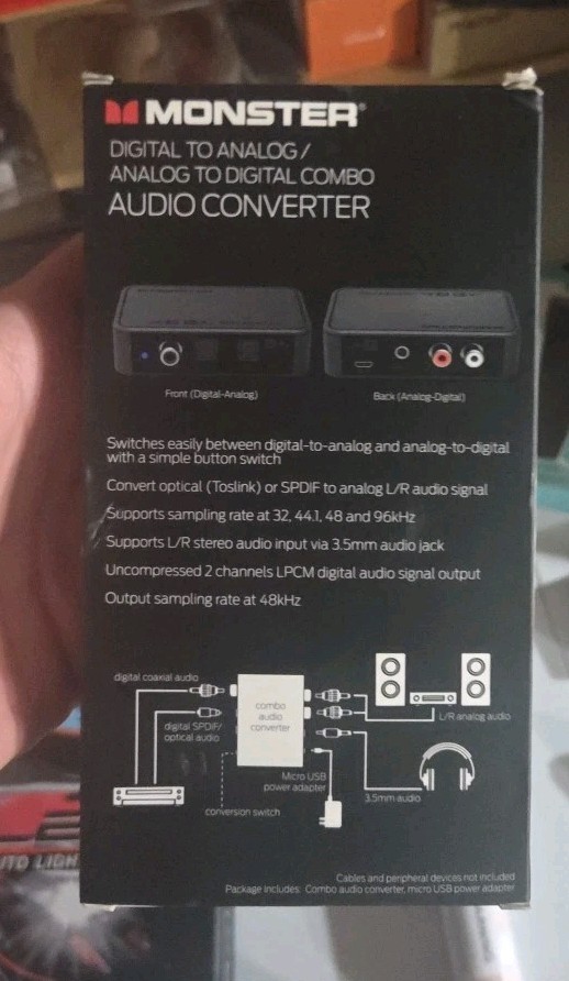 *Read* Monster Digital to Analog Combo Audio Converter New Sealed | eBay