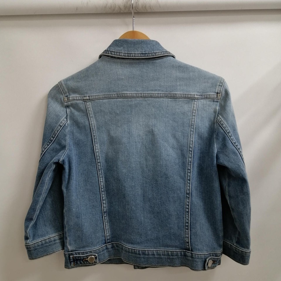 RED VALENTINO Butterfly Motif Denim Jacket Size M Used | eBay Australia