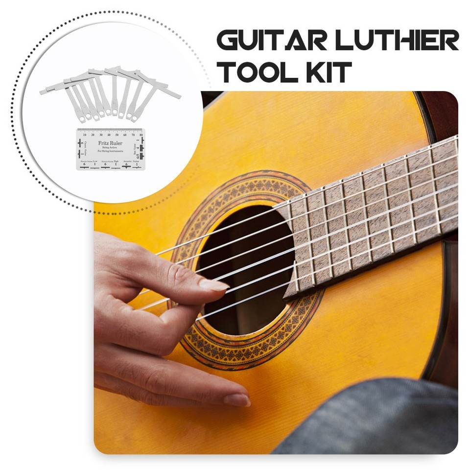 Precision Guitar String Action Gauge Understring Radius Measurement ...