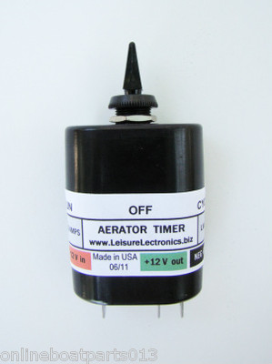 SWITCHED BOAT AERATOR LIVEWELL TIMER, 30 SECONDS x 3 MINUTES, LWS-T ...
