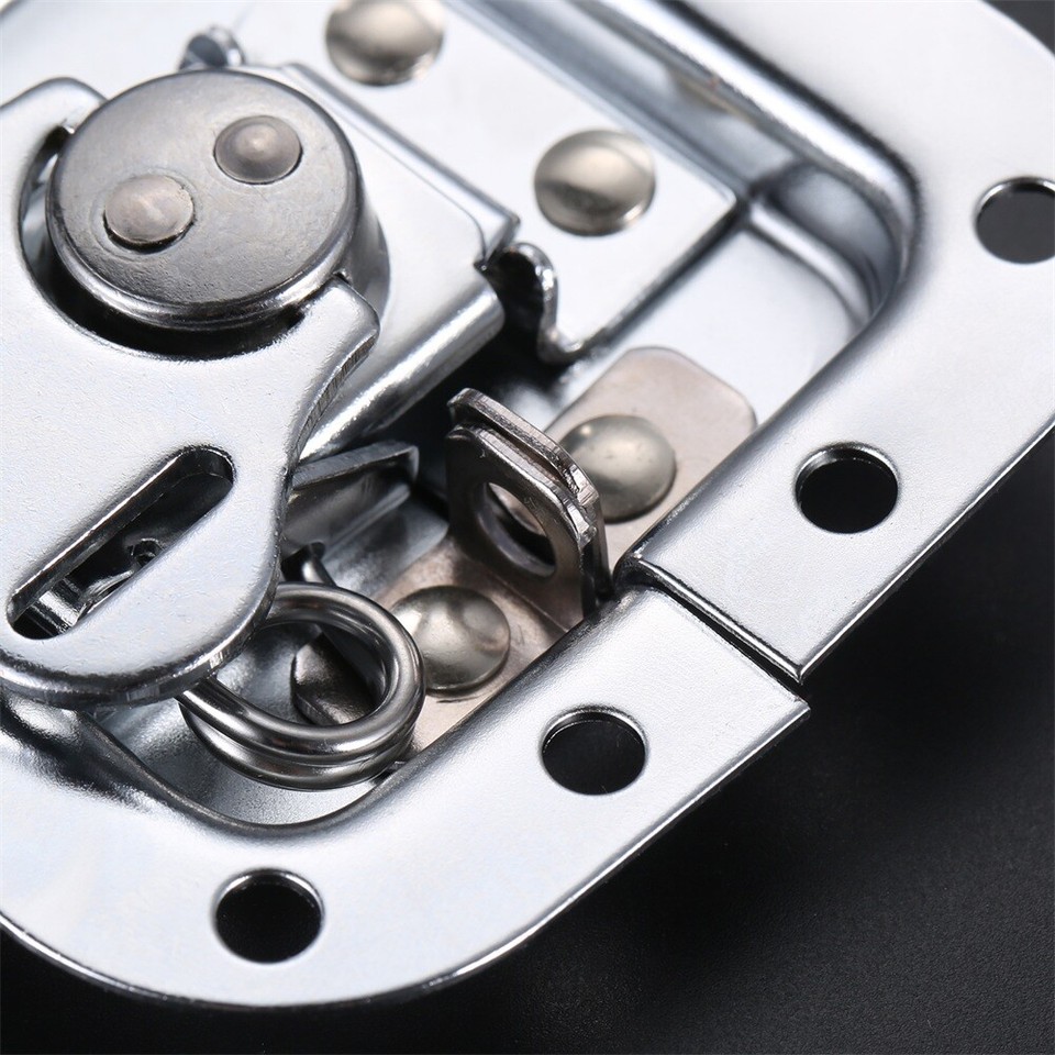 Spring Loaded Recessed Butterfly Twist Latch 2 Hole Metal Silver for ...