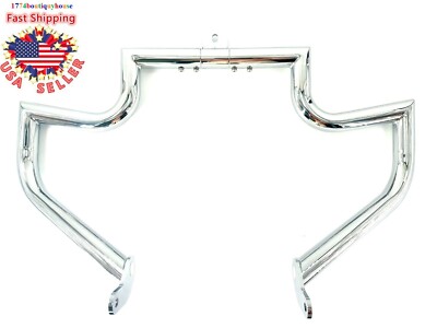 NEW 1.25 ENGINE GUARD HIGHWAY CRASH BAR HARLEY FATBOY HERITAGE DELUXE ...