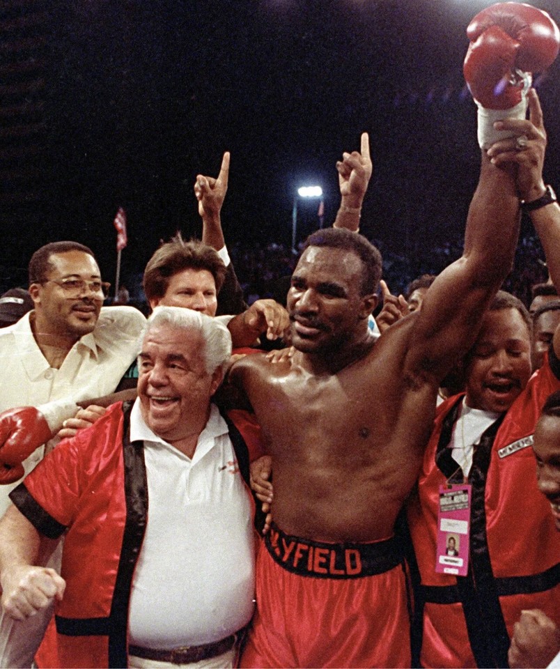 LOU DUVA Legendary Boxing Trainer & Manager Hand Signed Autographed Cut ...