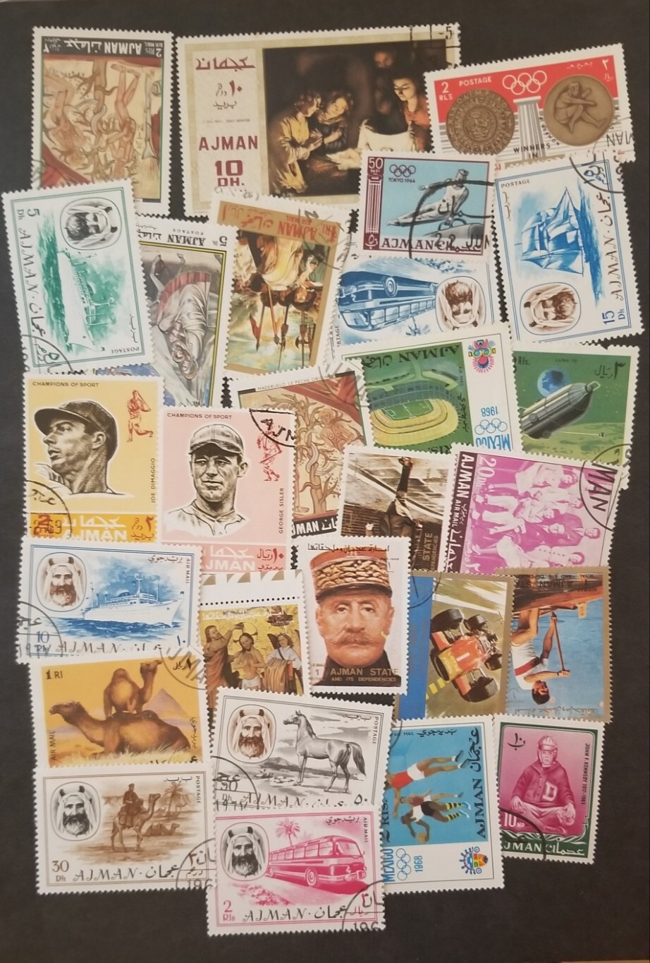 AJMAN STATE Used CTO Stamp Lot T9239 | eBay