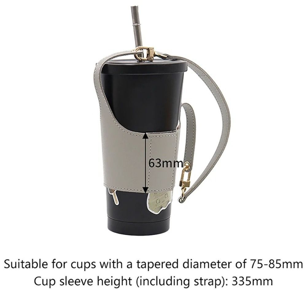 Anti-Scald Coffee Cups Strap Portable Insulating Cups Sling Home | eBay