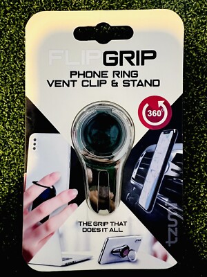 FlipGrip Phone Ring Vent Clip Mount and Stand w/ 360 Degrees Rotation ...