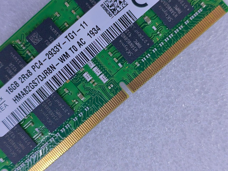 SK hynix 16GB DDR4 2933 Laptop ECC RAM 2Rx8 PC4-23400 for DELL HP ...