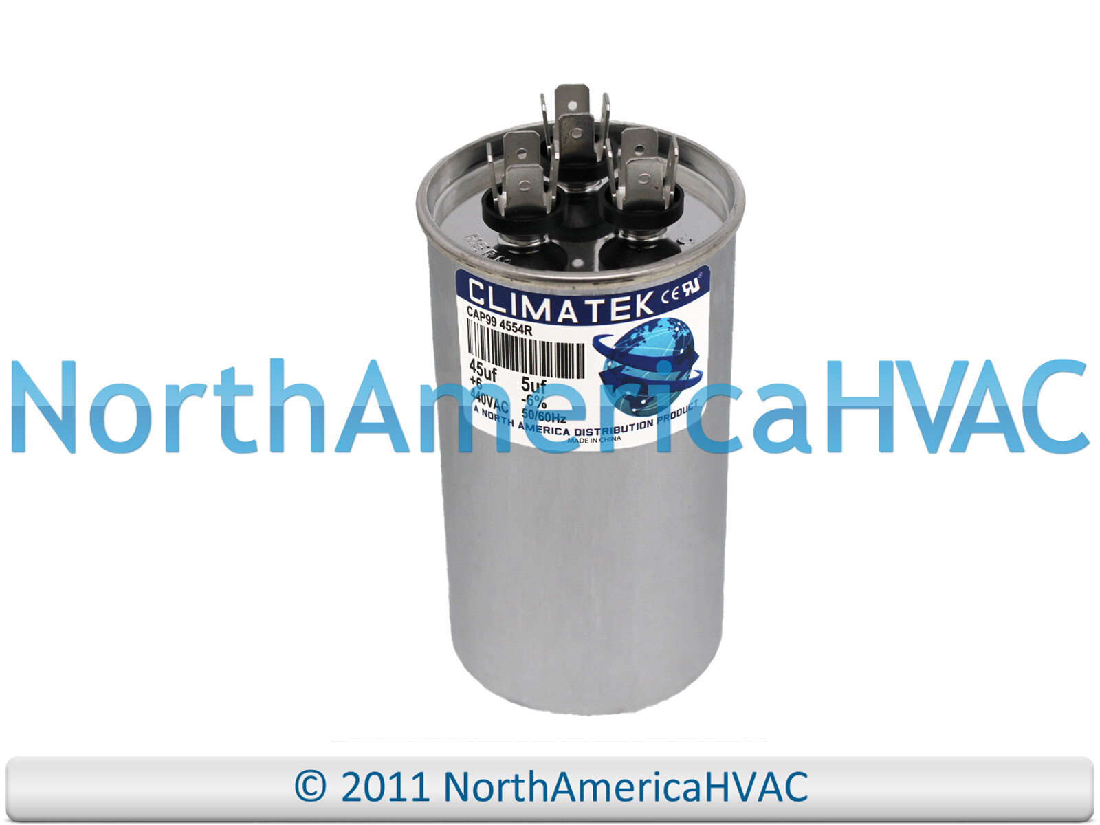 45/5 uf MFD 370 VOLT Dual Run Capacitor Round FITS 97F9895 Z97F9895 ...