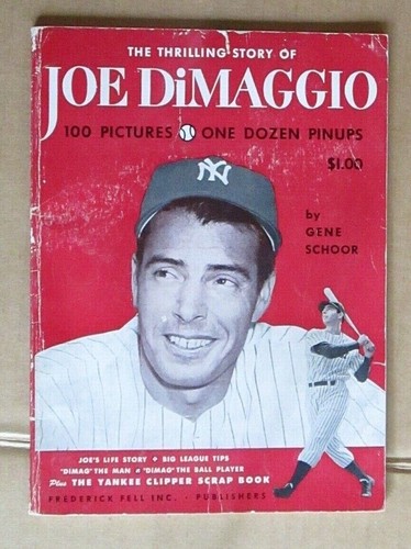 Joe DiMaggio Book 1950 paperback some wear first edition | eBay
