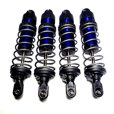 Fits Traxxas Maxx Slash Shocks GT-Maxx Blue Anodized Aluminum Springs ...