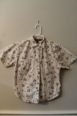 OUTBACK RED LADIES WOMENS SHIRT BLOUSE SHORT SLEEVE - MEDIUM - (C4 ...