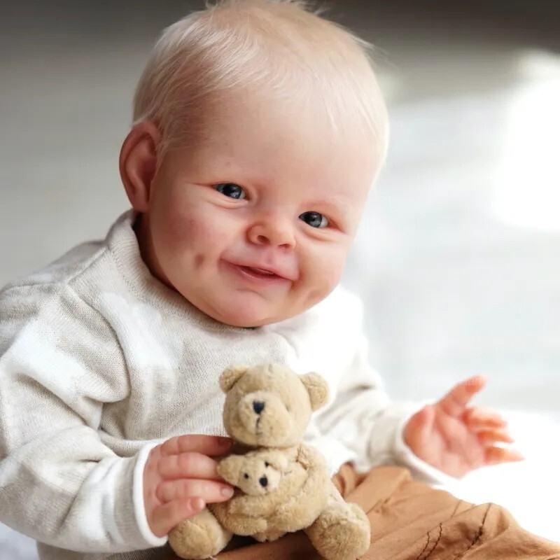 21'' Reborn Baby Unpainted Doll Kit Vinyl Newborn Parts DIY Unfinished ...
