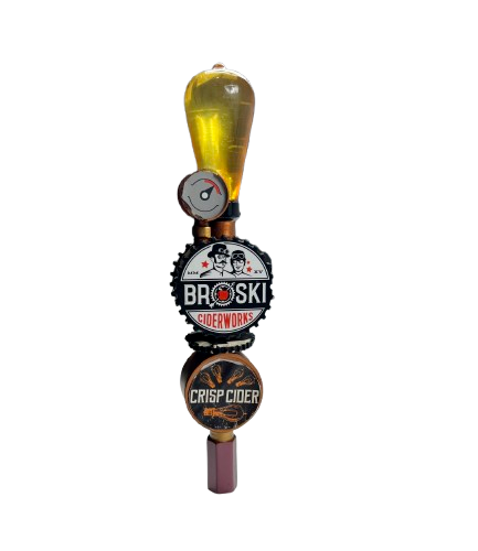 Broski Cider works Passion Fruit Draft Beer Tap Handle Tapper Mancave ...