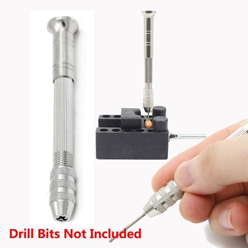 Walnut Wood Semi-Automatic Manual Hand Drill Mini Twsit Chuck Drilling ...