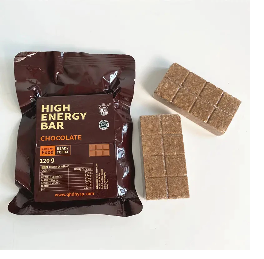 High Energy Bar [CHOCOLATE] MRE Military Grade Ration - Box (12 packs ...