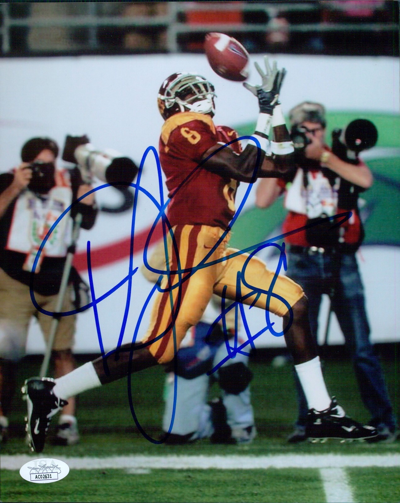 Dwayne Jarrett USC Trojans Signed 8x10 Glossy Photo JSA Authenticated ...
