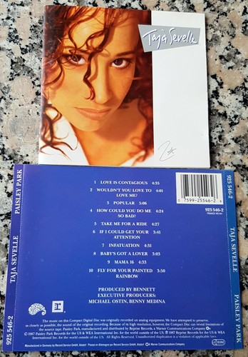 TAJA SEVELLE 1987 RARE CD PRINCE Paisley Park Love Is Contagious ...