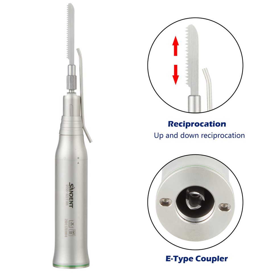SANDENT Dental Micro Saw Surgical Handpiece 3.2:1 Reciprocating Bone ...