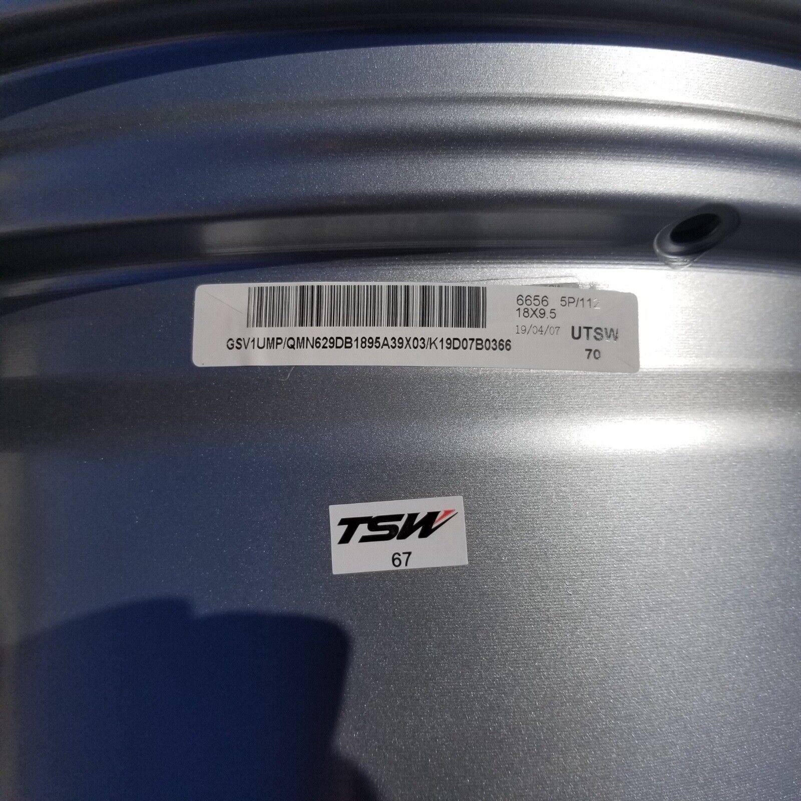 TSW Chrono RF Forged Wheel 18 x 9.5 Inch ET 39 5x112 1895CRN395112S66 ...