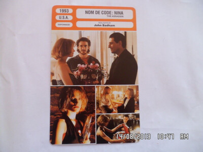 CARTE FICHE CINEMA 1993 NOM DE CODE NINA Bridget Fonda | eBay