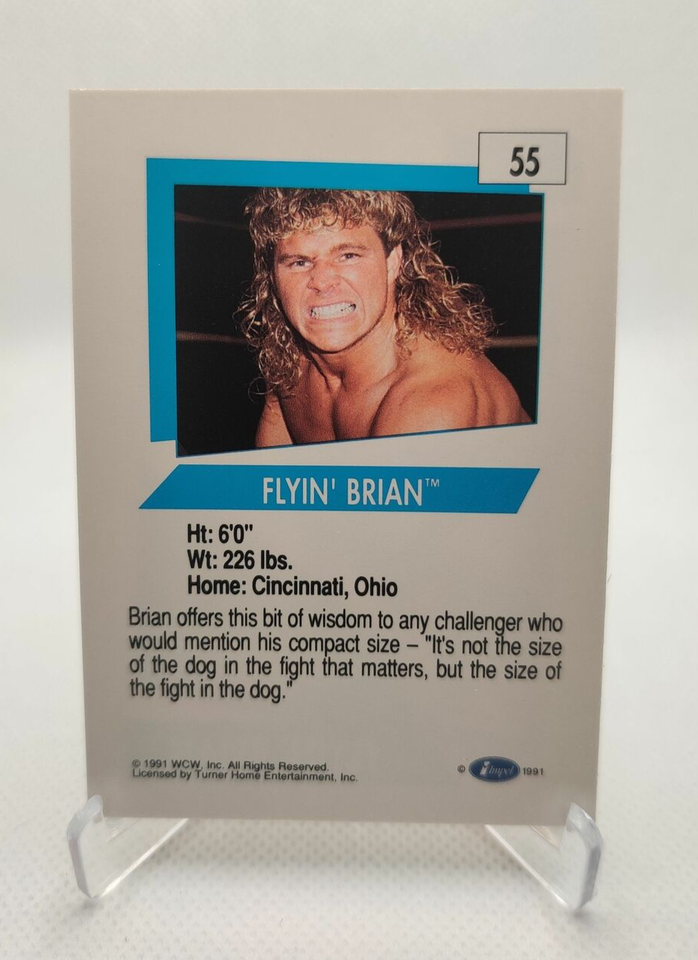1991 Impel WCW #55 Flyin Brian Pillman Wrestling Card | eBay