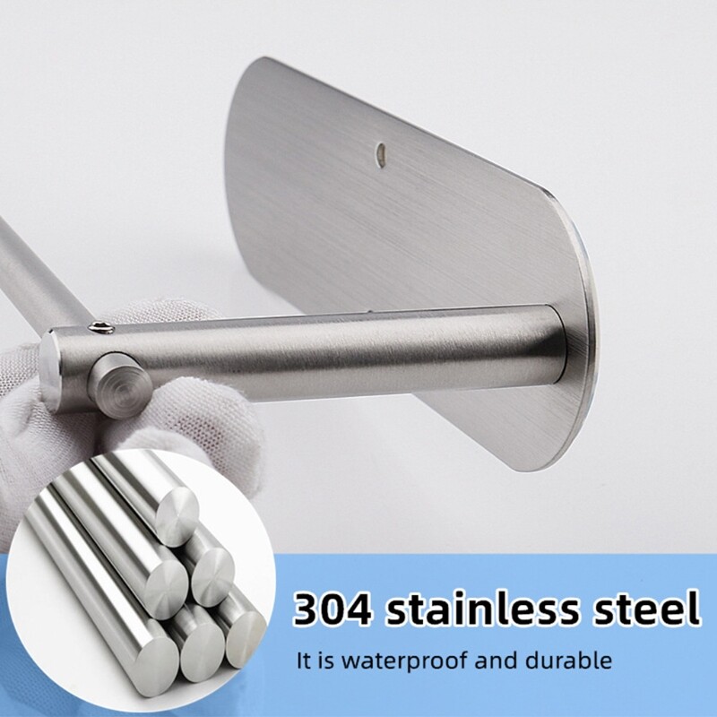 Wall Mount Toilet Paper Holder Stainless Steel Wall Kitchen Paper Roll ...