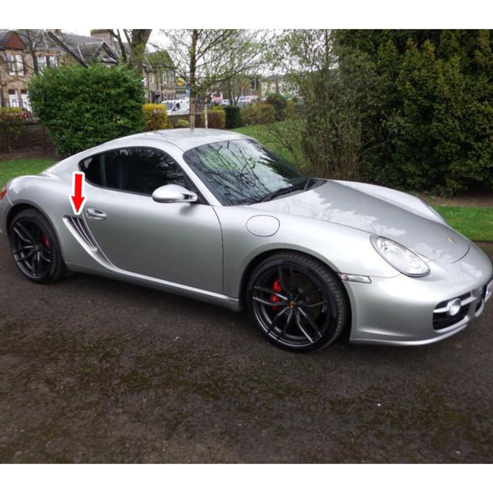 Unpainted Side Air Scoop Vents Intake Fit For Porsche 987 Cayman NO ...