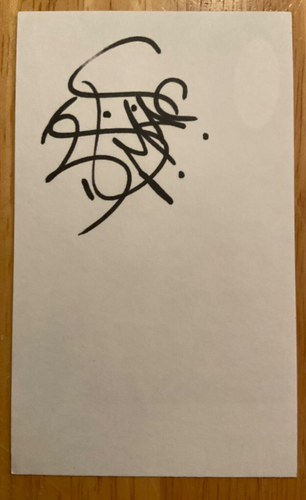 Bernie Mac Signed Autographed JSA COA Signature Auto 3x5 Index Card | eBay