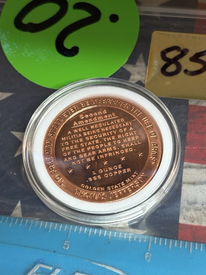 One / 1 Ounce Copper Bullion .999 Fine Copper: 2012 USA | eBay