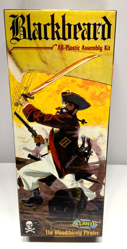 Aurora Re-Issue Atlantis 1:8 Scale Blackbeard the Bloodthirsty Pirate ...