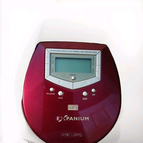 Philips 2002 EXP313 Portable MP3-CD Player RED | eBay